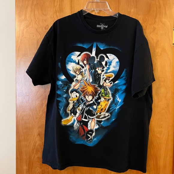 Disney | Shirts | Disney Kingdom Hearts Mad Engine Tee Tshirt Rare ...